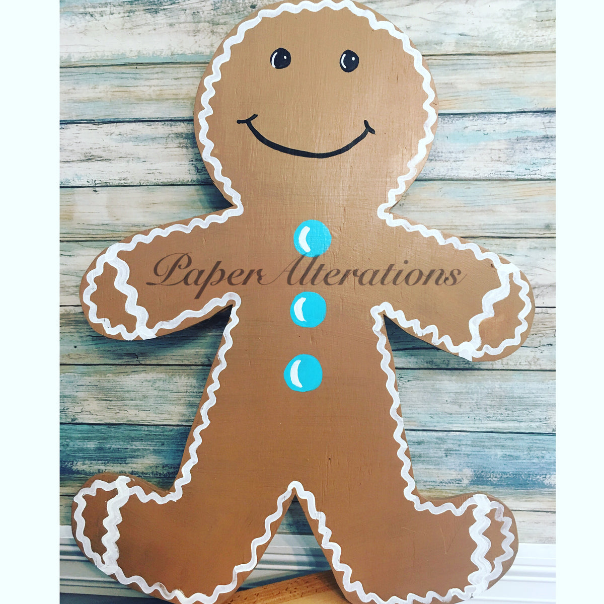 Painted - Gingerbread Man 1 – The Crafty Hangout