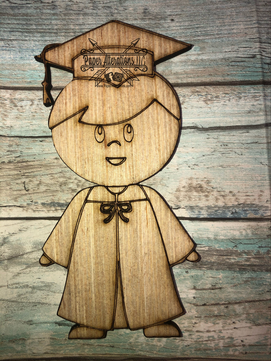 Blank - Graduation Little Boy Graduate – The Crafty Hangout